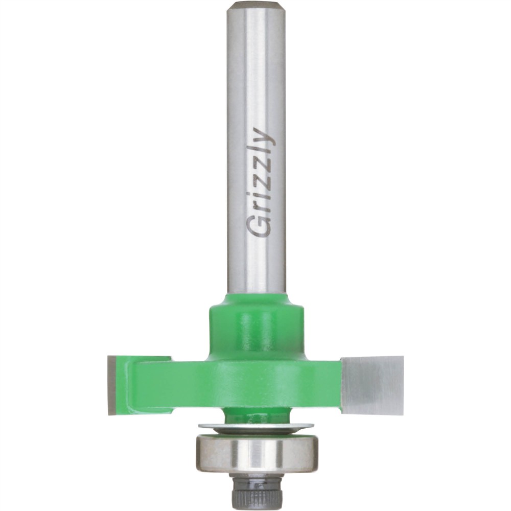 1/4" Rabbeting Bit, 1/4" Shank - Grizzly Industrial, Inc.