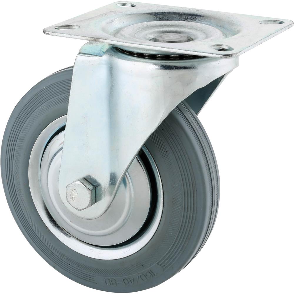 Steelex D2590 - 6-1/4" Gray Industrial Swivel Caster - Grizzly ...