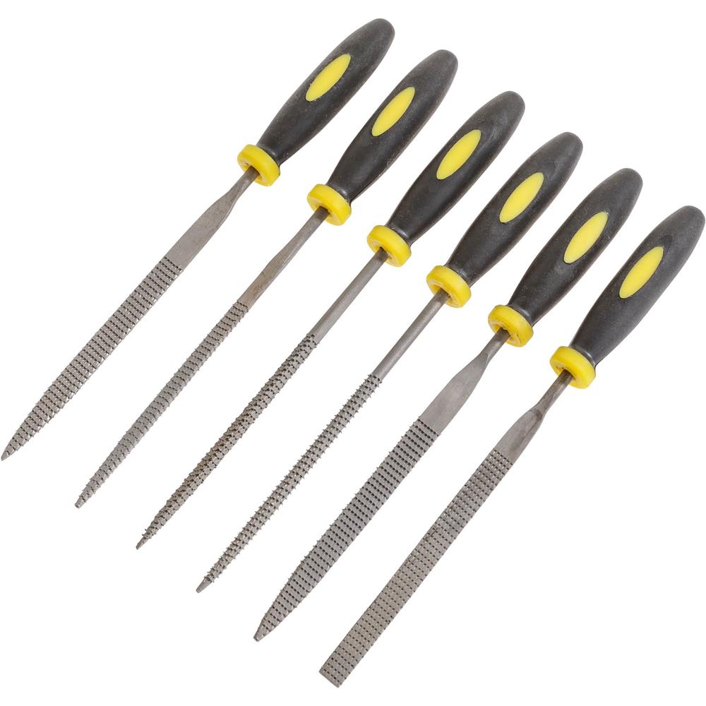 5-1/2" Assorted Rasp Set, 6 Pc. - Grizzly Industrial, Inc.