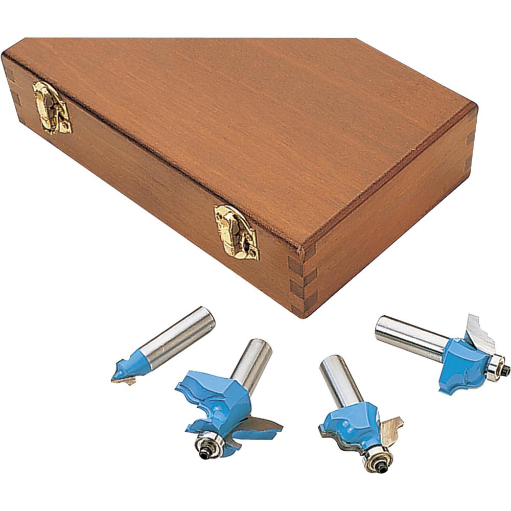 Roman Carbide DC1645 - 4 Pc. Classical Cutter Bit Set, 1/2" Shank ...