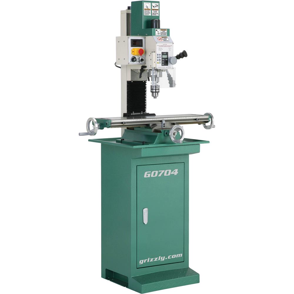7" x 27" 1 HP Mill/Drill with Stand - Grizzly Industrial, Inc.