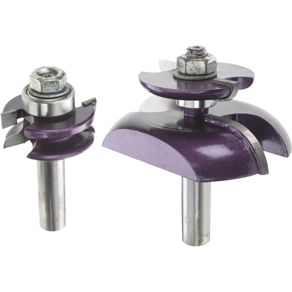 Panel Bit 2 Pc. Set w/ Undercutter, 1/2" Shank - Grizzly Industrial, Inc.