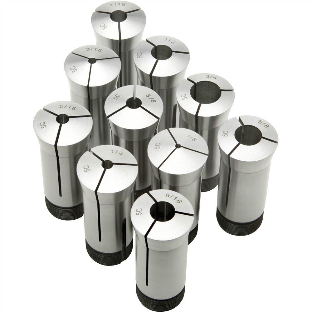 South Bend SB1279 - Precision 5-C Collet Set of 10 - Grizzly Industrial ...
