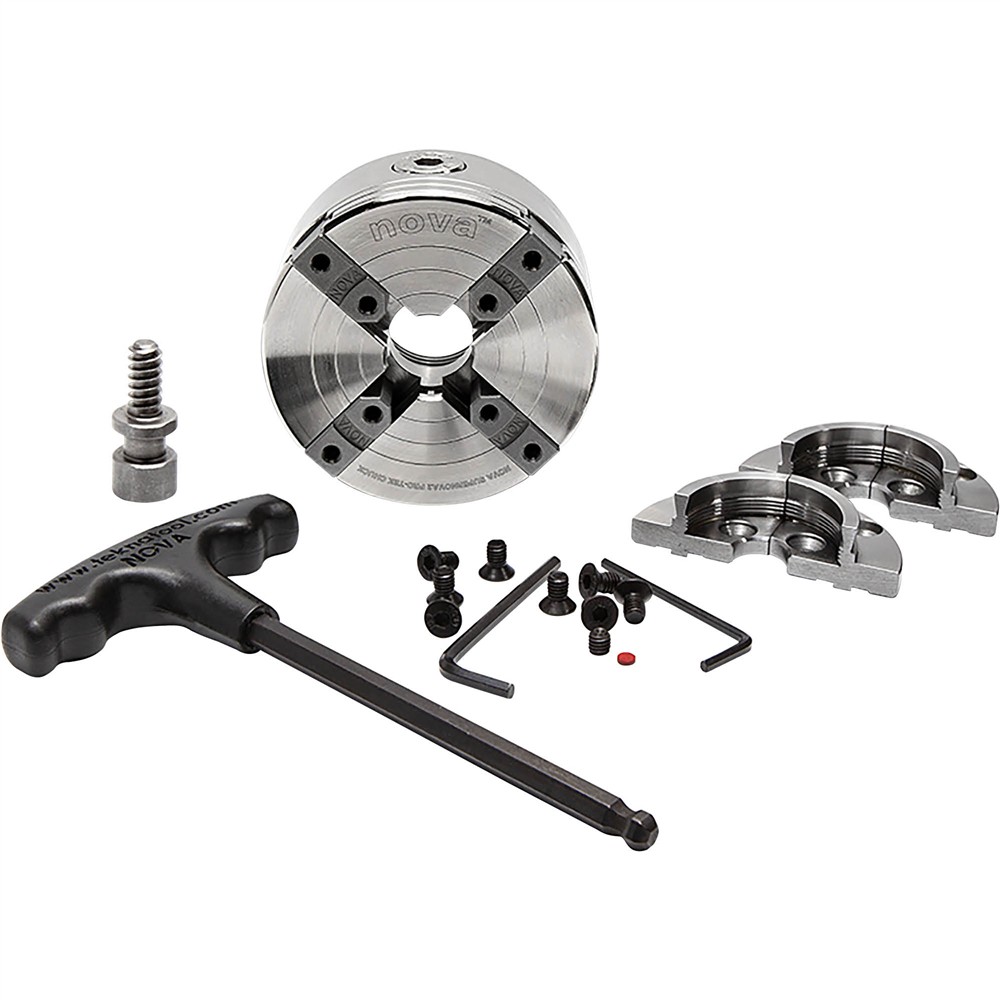 Pro-Tek Super Nova Woodturning Chuck - Insert Type - Grizzly Industrial ...