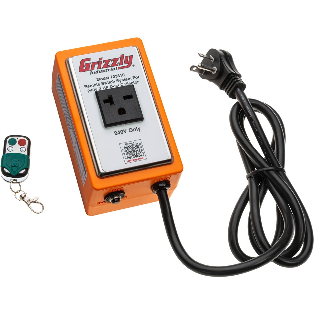 240V Dust Collection Remote - Grizzly Industrial