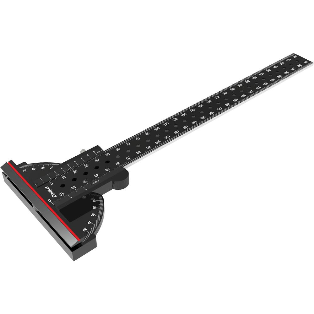 Dasqua T33330 - 12" Multi Rotary Measuring Ruler - Grizzly Industrial, Inc.