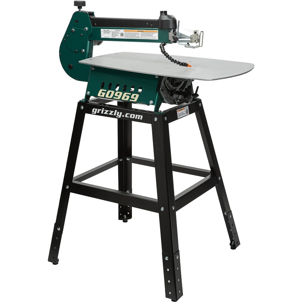 Grizzly T33906 - 21" Variable-Speed Scroll Saw with Foot Pedal and ...