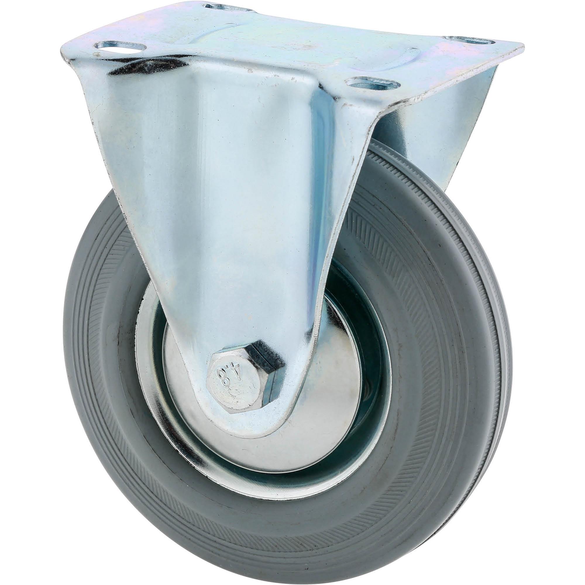5" Gray Industrial Fixed Caster - Grizzly Industrial, Inc.