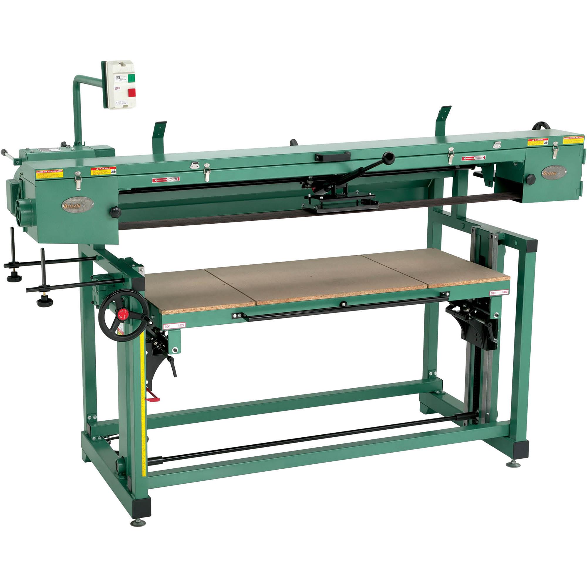 6" x 186" Horizontal/Vertical Stroke Sander w/Brake - Grizzly ...