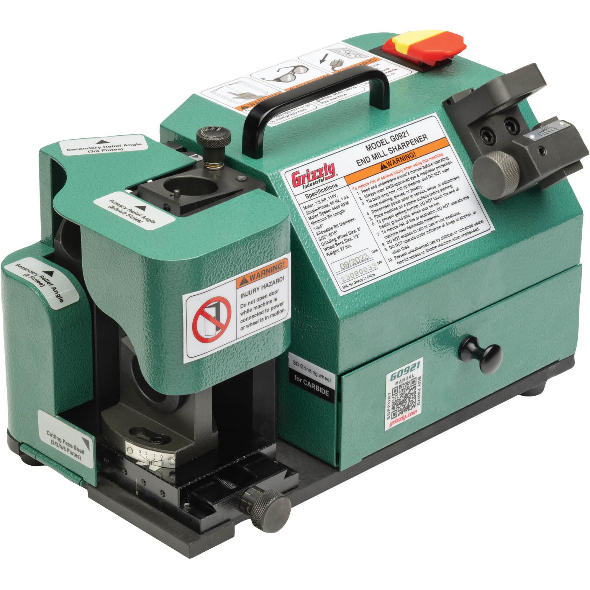 End Mill Sharpener - Grizzly Industrial, Inc.