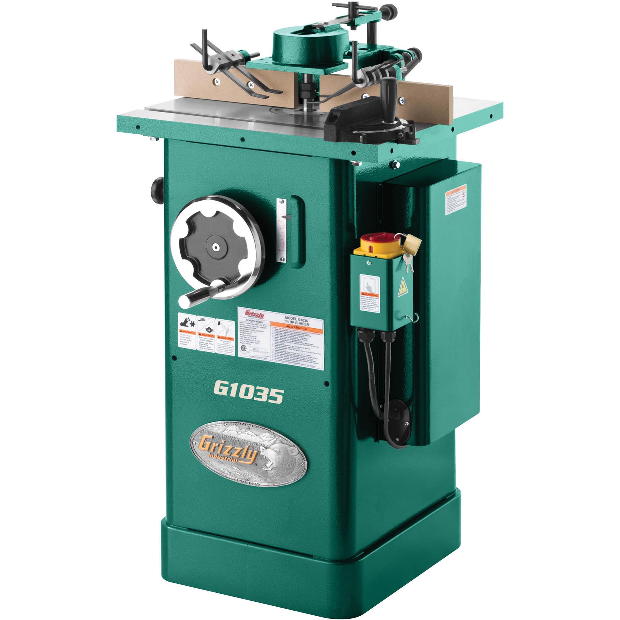 1-1/2 HP Shaper - Grizzly Industrial, Inc.