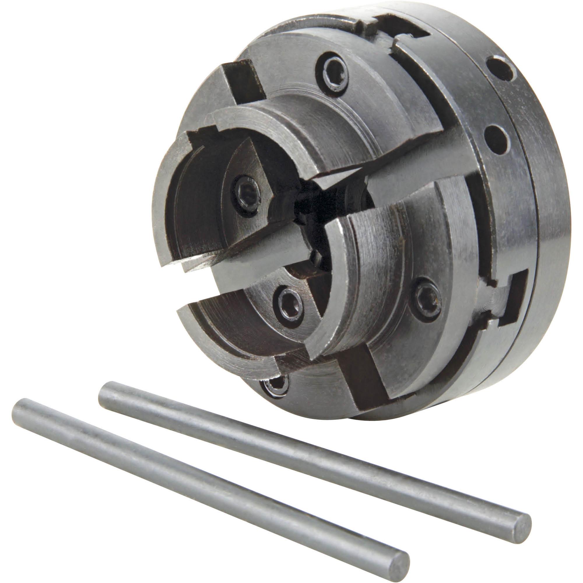 4-Jaw Chuck For Round Pieces - 1-1/2" x 8 TPI - Grizzly Industrial