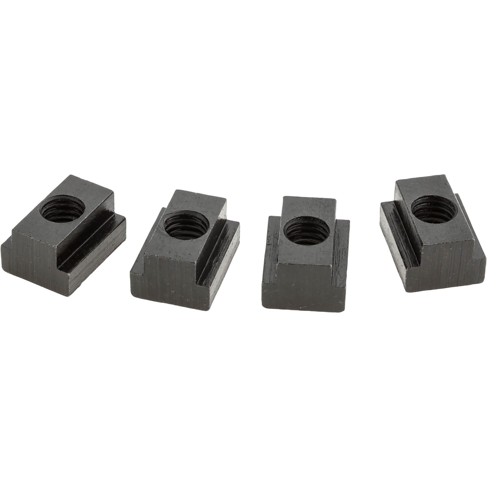 T-Slot Nuts, pk. of 4, 9/16" Slot, 1/2" - 13 - Grizzly Industrial, Inc.