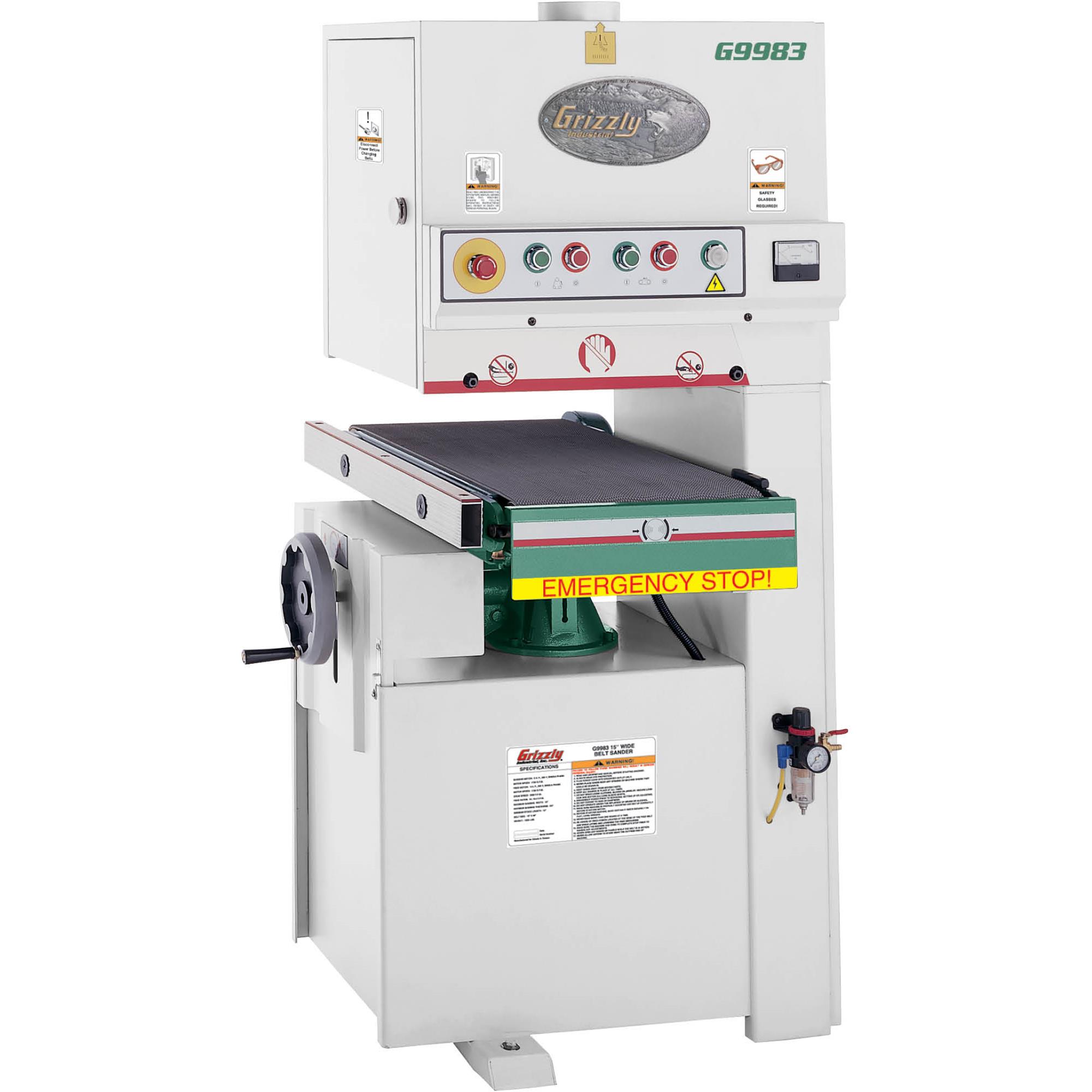 15" Wide-Belt Sander (Open End) - Grizzly Industrial, Inc.