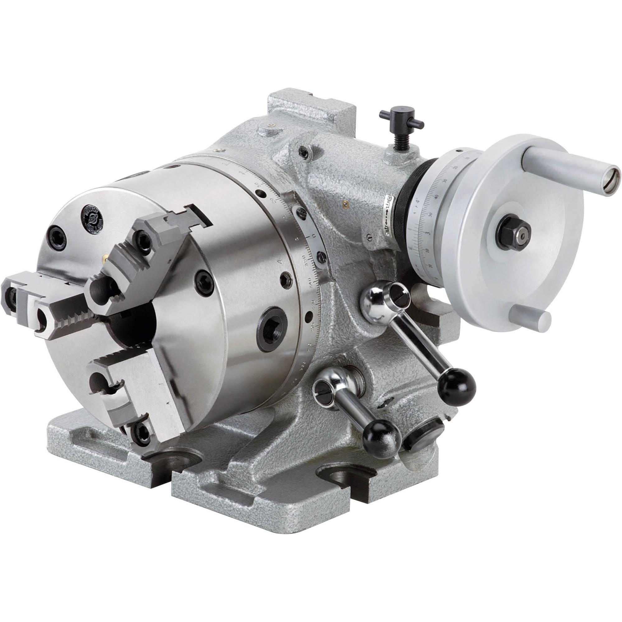 Horizontal/Vertical Rotary Indexing Table with Chuck - Grizzly ...