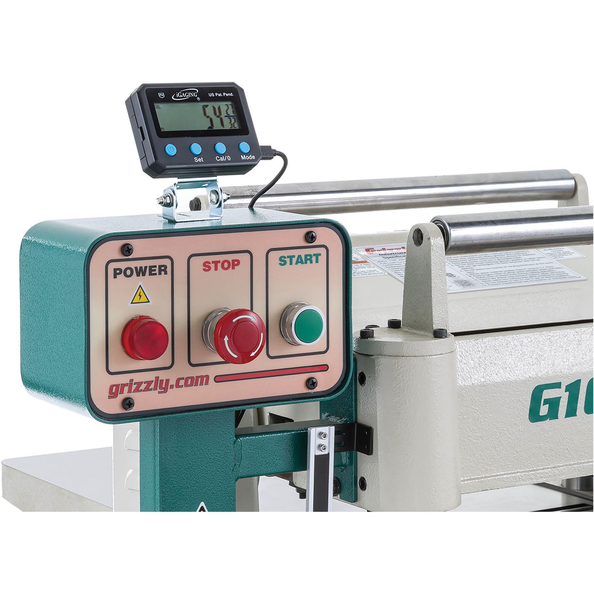 EZ View DRO for 15" & 20" Planers - Grizzly Industrial, Inc.