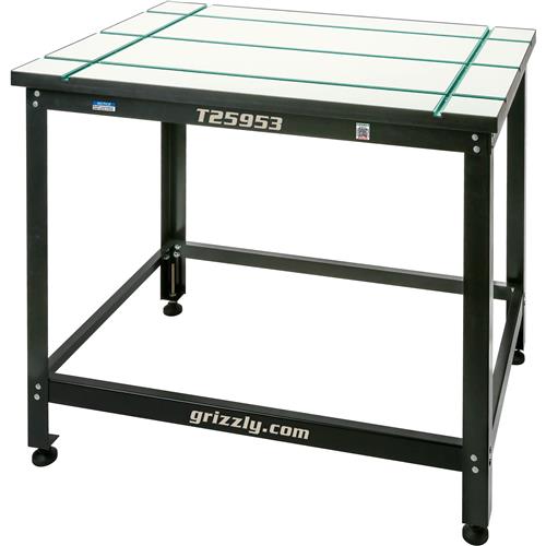T-Slot Work Table with Stand - Grizzly Industrial