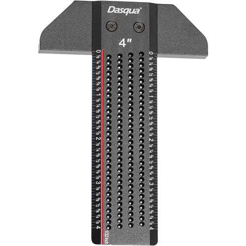 Dasqua T33320 - 4" T-Shaped Ruler with Marked Holes - Grizzly ...