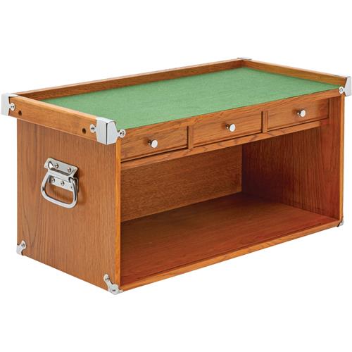 23" Series 3-Small Drawer Red Oak Mid-Riser - Grizzly Industrial